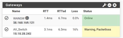 Packet Loss On 2nd Gateway In Network For Static Route Question R Pfsense