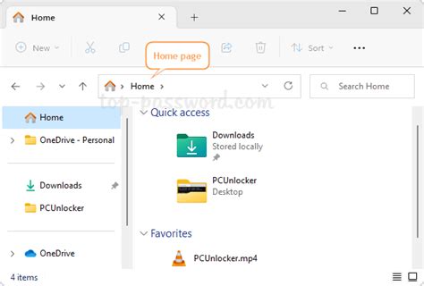 How To Open File Explorer To This PC Instead Of Home In Windows Password Recovery