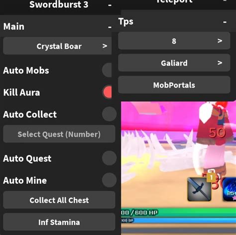 Swordburst Script AutoMobs AutoQuest Roblox Scripter