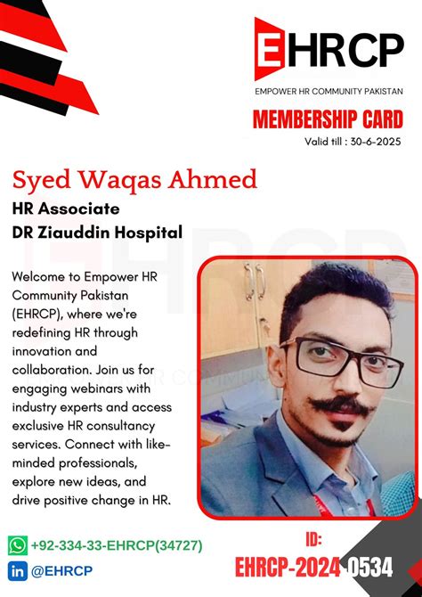 syed waqas ahmed member of aicp ehrcp on linkedin ehrcp