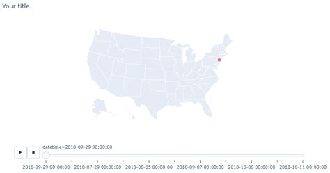 Python Animate A Plotly Map With A Sliding Date Bar Stack Overflow