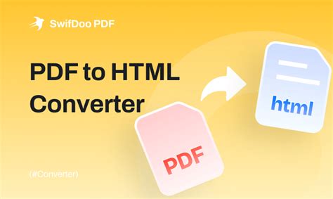 Convert PDF To HTML With Free Online Converter SwifDoo PDF
