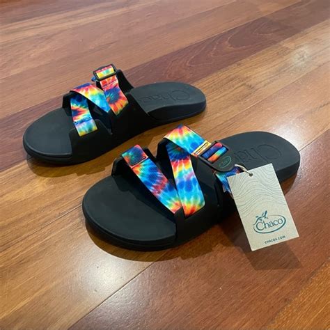 Chaco Shoes Chaco Mens Chillos Slide Dark Tie Dye Jch8033 Poshmark