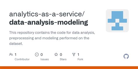 GitHub Analytics As A Service Data Analysis Modeling This Repository Contains The Code For