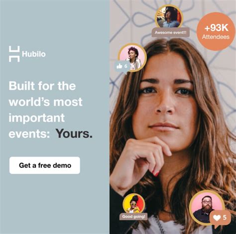 hubilo on linkedin get a free demo of the hubilo platform today