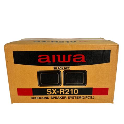 Aiwa Sx R210 Black Surround Speakers 2pc Set India Ubuy
