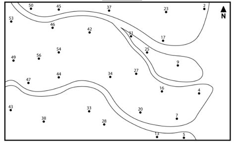 Solved Build Your Own Contour Map Use The Elevation Data To Chegg Com