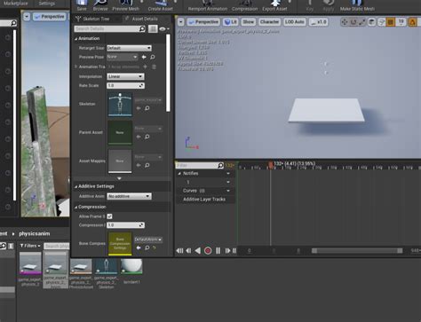 Help Imported Physical Animation Does Not Play In Unreal Runrealengine