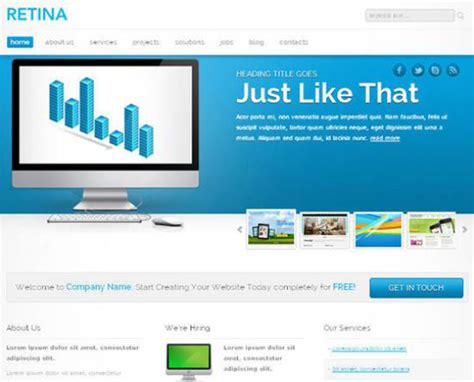50 Free Responsive Html5 Templates For Designers Code Geekz