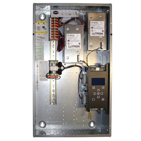 Lutron Lighting Control Relay Panel Shelly Lighting