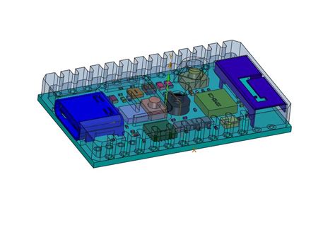 Esp32物联网硬件设备step 模型图纸下载 懒石网