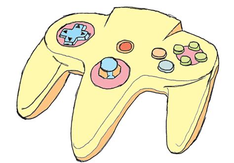 Nintendo Controller Sketch
