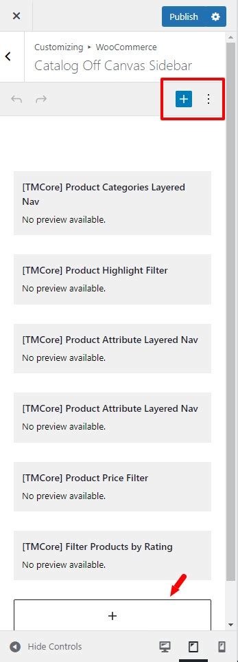 Catalog Off Canvas Sidebar WordPress Documentation TemplateMela