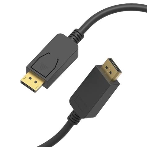 Displayport Male Male Cable V K Up To Hz Plugsters