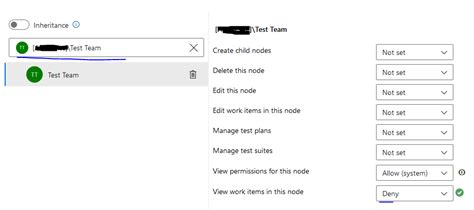 Azure Devops Permissions Can One Area Be Visible To One Team And
