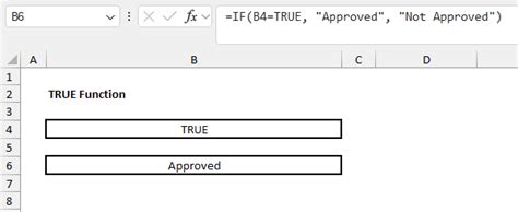 Excel True Function My Excel Academy