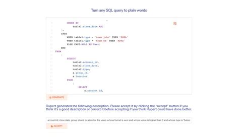 Can We Make Sql Queries Easier To Understand Rupert Blog Rupert Ai