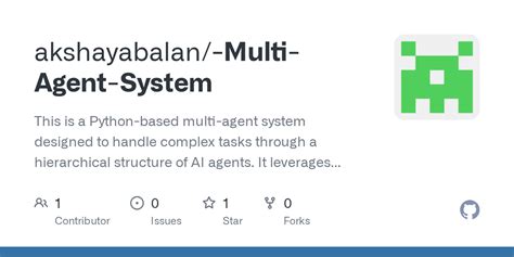 Github Akshayabalan Multi Agent System This Is A Python Based Multi Agent System Designed To