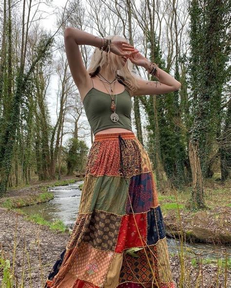 Shopoholic Fashion Wrap Round Hippie Festival Patchwork Boho Long Skirt