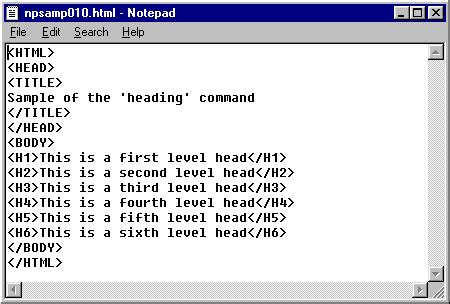Digital Reference Section HTML Basics