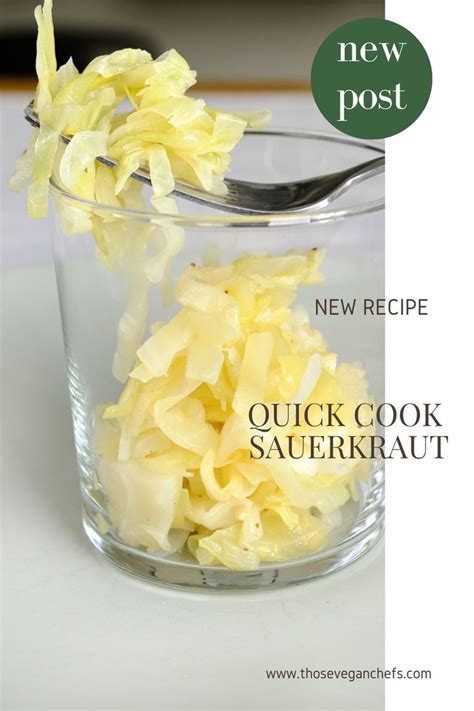 The Best Quick Cook Sauerkraut Recipe Ever
