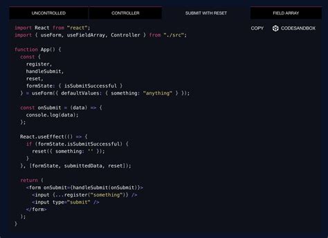 Bug React Hook Form Doesn T Change The Form Validity When A New Value Is Selected After Submit