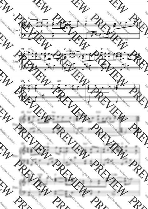 악보 10cm 소년 By Bambi