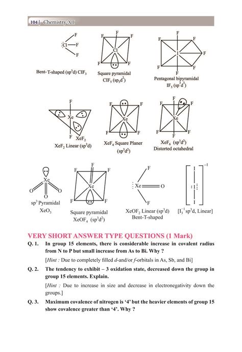 Cbse Notes Class 12 Chemistry The P Block Elements Artofit