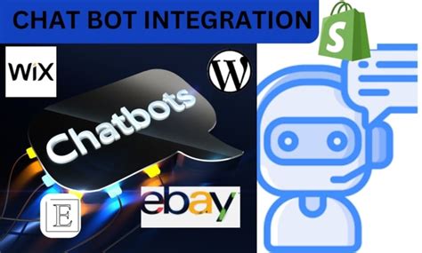 create chatbot to your shopify wix wordpress ebay ecommerce esty