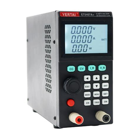 Yertai Electronic Load Tester Et5407 A 200w 30a 180v Electrical Battery Capacity Power Supply