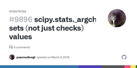 Scipystatsargcheck Sets Not Just Checks Values · Issue 9896