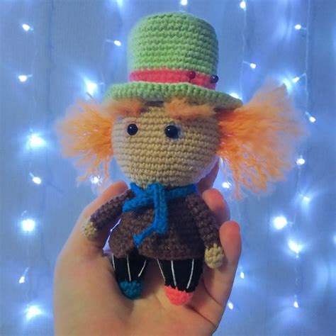 Amigurumi Mad Hatter Doll Crochet Pattern Miniature Amiguru Inspire