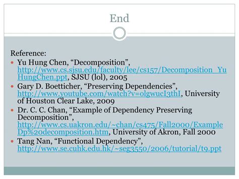 Ppt Dependency Preserving Decomposition Powerpoint Presentation Free Download Id4115925