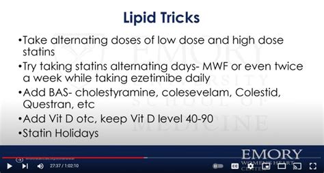 “the role of non statin therapies in optimal cholesterol management