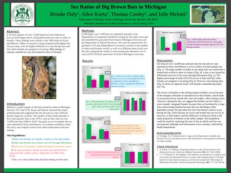 Pdf Sex Ratios Of Big Brown Bats In Michigan Over A 10 Year Period