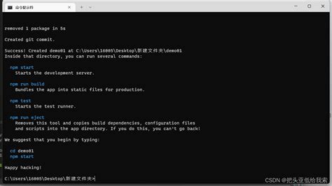React搭建初始项目 Csdn博客