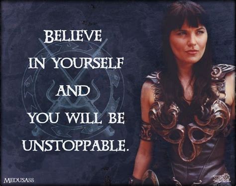 Xena Warrior Princess Lucy Lawless Words Of Wisdom Messer Und