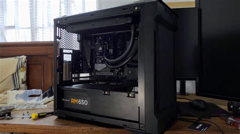 Evolv Itx Vertical Gpu Acrylic Panels Mesh Top And Front Panels R Phanteks