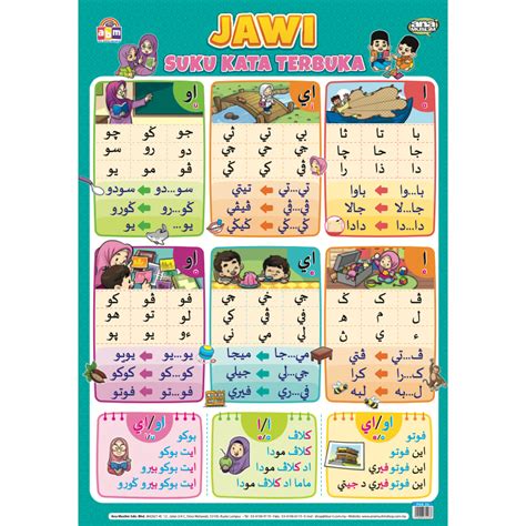 Poster Jawi Suku Kata Terbuka Shopee Malaysia