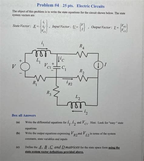 Solved Problem Pts Electric Circuits The Object Of Chegg Com