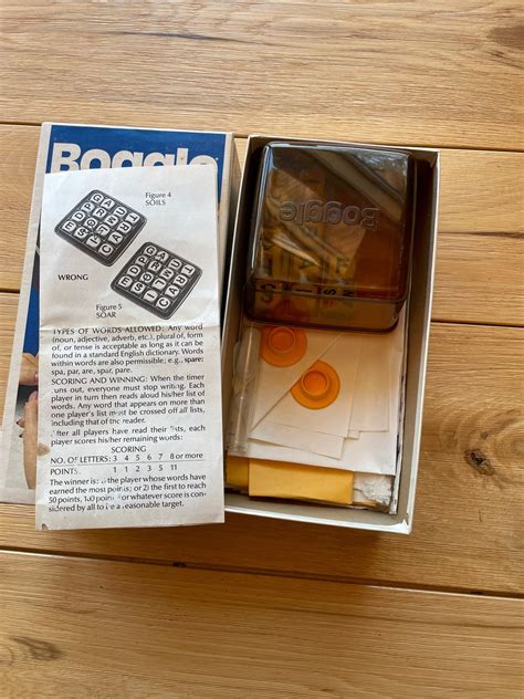 Boggle Dice Game Etsy