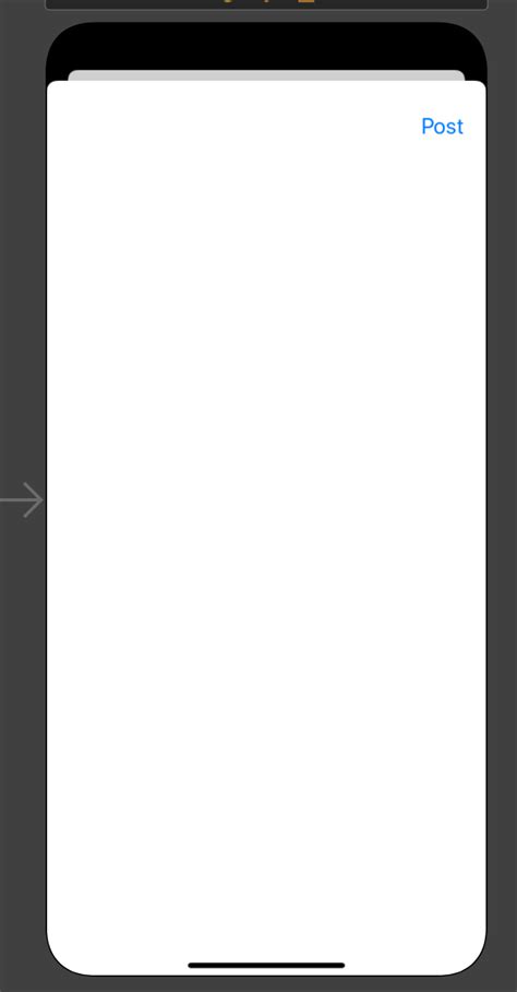 Ios When I Try To Make A Button Show A Different View Controller Using A Segue It Adds A Black