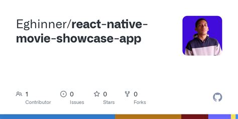 GitHub Eghinner React Native Movie Showcase App