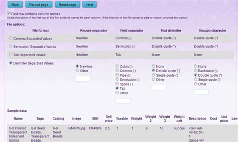 Drupal 6ubercart 2node Import Update Products And Prices Via Csv