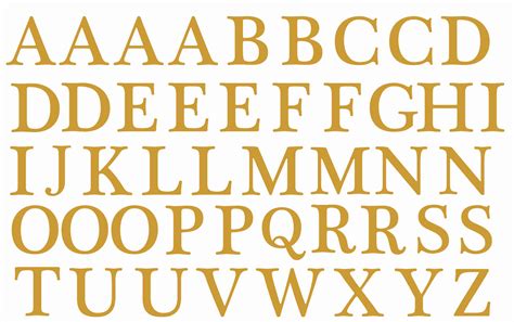 Alfabeto 2cm Ouro Decalque Para Porcelana Decalcor