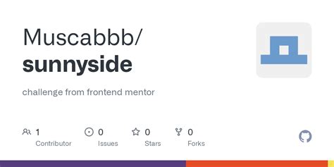 github muscabbb sunnyside challenge from frontend mentor