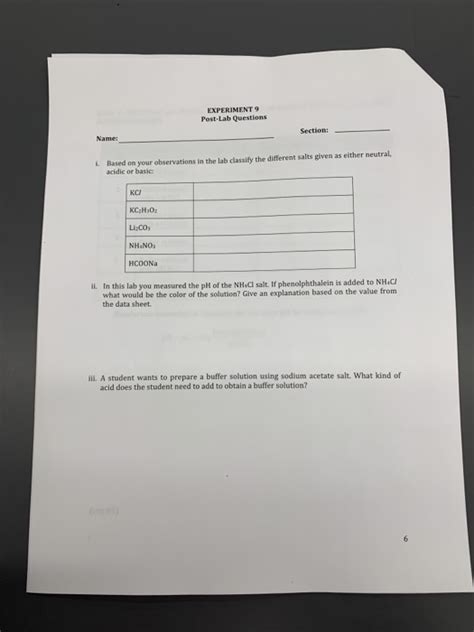 Solved Experiment 9 Post Lab Questions Section I Based On