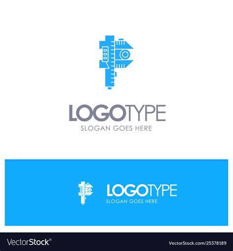 Measuring Accuracy Measure Small Tiny Blue Solid Vector Image