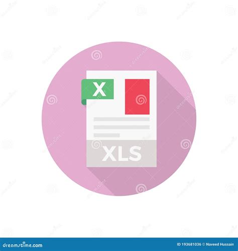 Excel Flat Color Icon Stock Vector Illustration Of Page 193681036