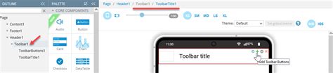 Ionic UI Components Properties